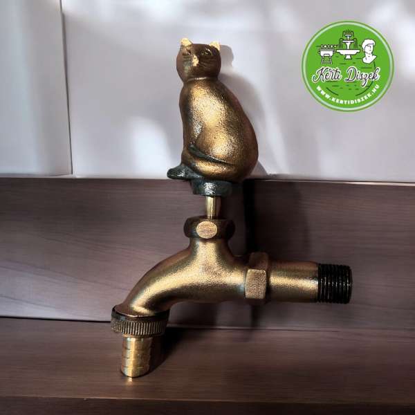 Kerti réz csap cicás